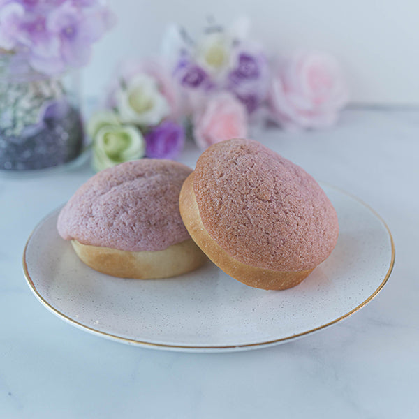 Ube Mochi Bun (4) – Level V Bakery